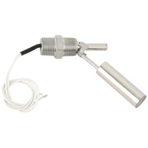 DC0-110V Liquid Water Level Sensor, Sensor Switch, Male Thread 1/2 NPT 304 Stainless Steel, Suitable for Liquids of Different densities, pressures and temperatures