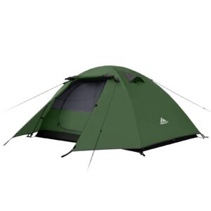 forceatt camping tent-2 person tent, waterproof & windproof. lightweight backpacking tent, easy setup, suitable for outdoor and hiking traveling