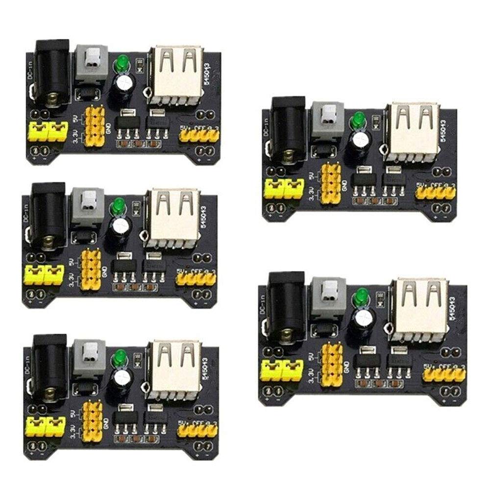 Gump's grocery MB102 Breadboard Power Supply Module 3.3V 5V for Arduino Solderless Breadboard