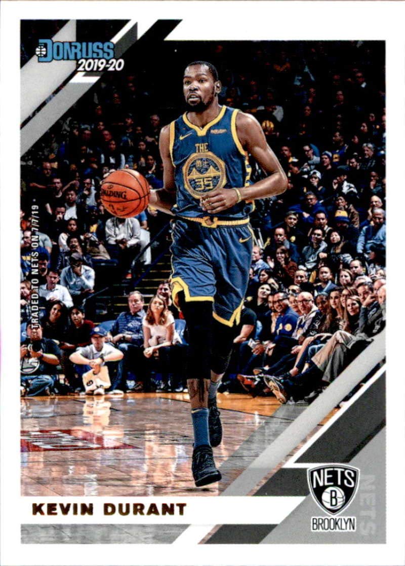 2019-20 Donruss Basketball #66 Kevin Durant Brooklyn Nets Official NBA Trading Card by Panini America