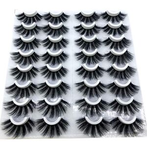 NEW 16 pairs 8-25mm fake Eyelashes 100% Mink Eyelashes Mink Lashes Natural Dramatic Volume Eyelashes Extension False Eyelashes (3DF001)