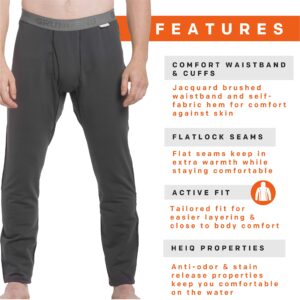 Grundens Men’s Grundies Mid Bottom | Base Layer, Anti-Odor, Anchor, Medium