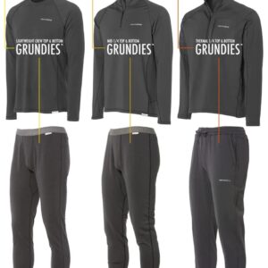 Grundéns Grundies Thermal 1/4 Zip Top, Anchor - 3X-Large