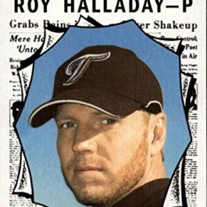 2010 Topps Heritage #495 Roy Halladay Toronto Blue Jays AS (SP - Short Print) MLB Baseball Card NM-MT