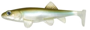 fishlab bio minnow swimbait 6 1/4" 1 3/4oz paddel tail- hitch