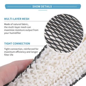 HWF62 Humidifier Filter A for Holmes - Replacement for Holmes Sunbeam Humidifier Filter A, Replaces HWF62 HWF62CS HWF62D SF212, Fits Humidifier Models SCM1100, SCM1701, SCM1702, SCM1762 (4 Pack)