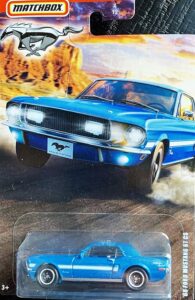 mbx matchbox '68 ford mustang gt cs 4/12, blue