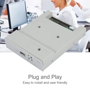 1.44MB USB SSD Floppy Drive, 3.5In Floppy Emulator, Floppy Drive Emulator, Floppy Disk, Suitable for 1.44MB Floppy Disk Drive Industrial Control Equipment