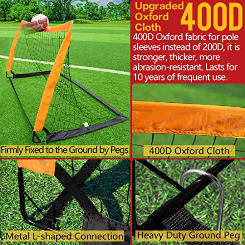 Happy Jump Soccer Goal Soccer Net for Kids Backyard 6.6x3.3 FT, 1 Pack