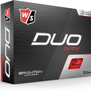 WILSON Staff Duo Optix Golf Ball - Red