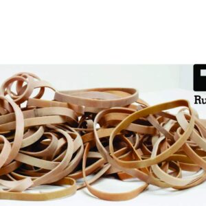 Rubber Bands, Rubber Band Depot, Size #19, Approximately 335 Rubber Bands Per Bag, Rubber Band Measurements: 3-1/2" x 1/16'' - 1/4 Pound Bag