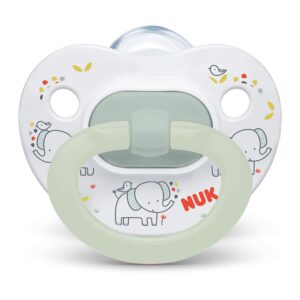 NUK Orthodontic Pacifiers, Boy, 0-6 Months, Blue (Pack of 2)