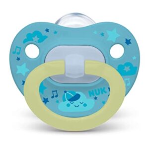 NUK Orthodontic Pacifier Value Pack, Boy, 6-18 Months, 3-Pack