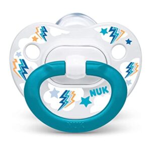 NUK Orthodontic Pacifier Value Pack, Boy, 6-18 Months, 3-Pack