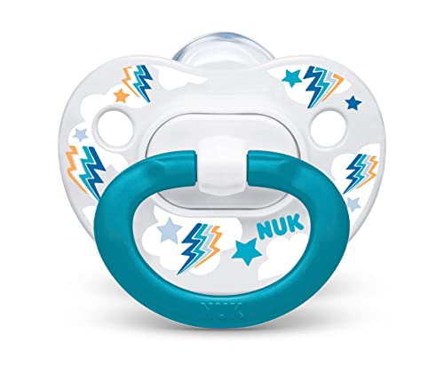 NUK Orthodontic Pacifier Value Pack, Boy, 6-18 Months, 3-Pack