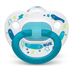 NUK Orthodontic Pacifier Value Pack, Boy, 6-18 Months, 3-Pack