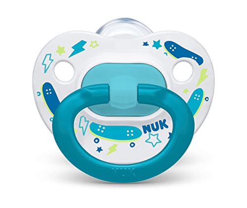 NUK Orthodontic Pacifier Value Pack, Boy, 6-18 Months, 3-Pack