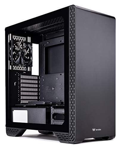 Thermaltake S300 Tempered Glass Edition ATX Mid-Tower Computer Case with 120mm Rear Fan Pre-Installed CA-1P5-00M1WN-00