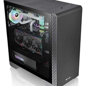 Thermaltake S300 Tempered Glass Edition ATX Mid-Tower Computer Case with 120mm Rear Fan Pre-Installed CA-1P5-00M1WN-00