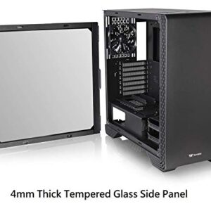 Thermaltake S300 Tempered Glass Edition ATX Mid-Tower Computer Case with 120mm Rear Fan Pre-Installed CA-1P5-00M1WN-00