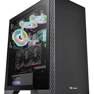 Thermaltake S300 Tempered Glass Edition ATX Mid-Tower Computer Case with 120mm Rear Fan Pre-Installed CA-1P5-00M1WN-00