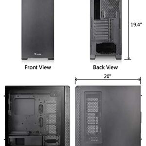 Thermaltake S300 Tempered Glass Edition ATX Mid-Tower Computer Case with 120mm Rear Fan Pre-Installed CA-1P5-00M1WN-00