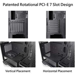 Thermaltake S300 Tempered Glass Edition ATX Mid-Tower Computer Case with 120mm Rear Fan Pre-Installed CA-1P5-00M1WN-00