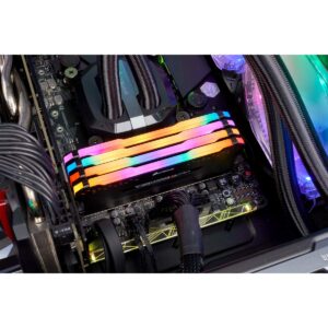 Corsair Vengeance RGB PRO 128GB (4 x 32GB) DDR4 3000 (PC4-24000) C16 Desktop Memory – Black (CMW128GX4M4D3000C16)