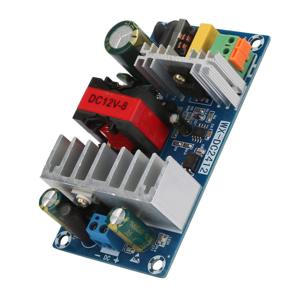 Switching power supply board, WX-DC2412 power supply module 12V 8A 100W switching power supply card AC DC switching module AC 90~265V 50 / 60Hz, output current: 8-11A