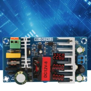 Switching power supply board, WX-DC2412 power supply module 12V 8A 100W switching power supply card AC DC switching module AC 90~265V 50 / 60Hz, output current: 8-11A