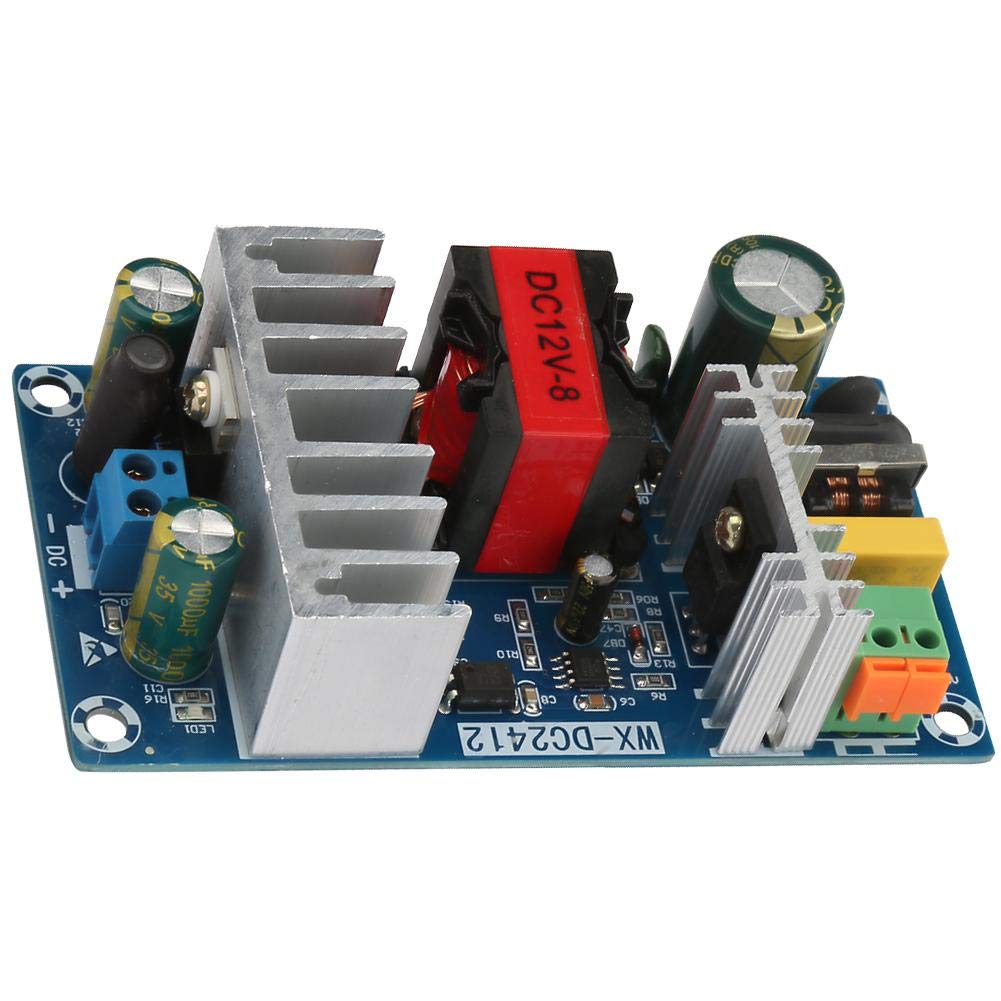 Switching power supply board, WX-DC2412 power supply module 12V 8A 100W switching power supply card AC DC switching module AC 90~265V 50 / 60Hz, output current: 8-11A