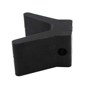 2" Width X 4" V-Span Boat Trailer Bow Stop Non Marking Polyurethane Mounting Hole 1/2"