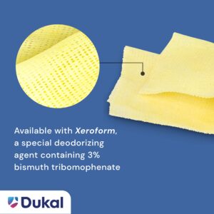 Dukal 215 Alba Xeroform Petrolatum Gauze, Sterile, 4" x 4", Pack of 25