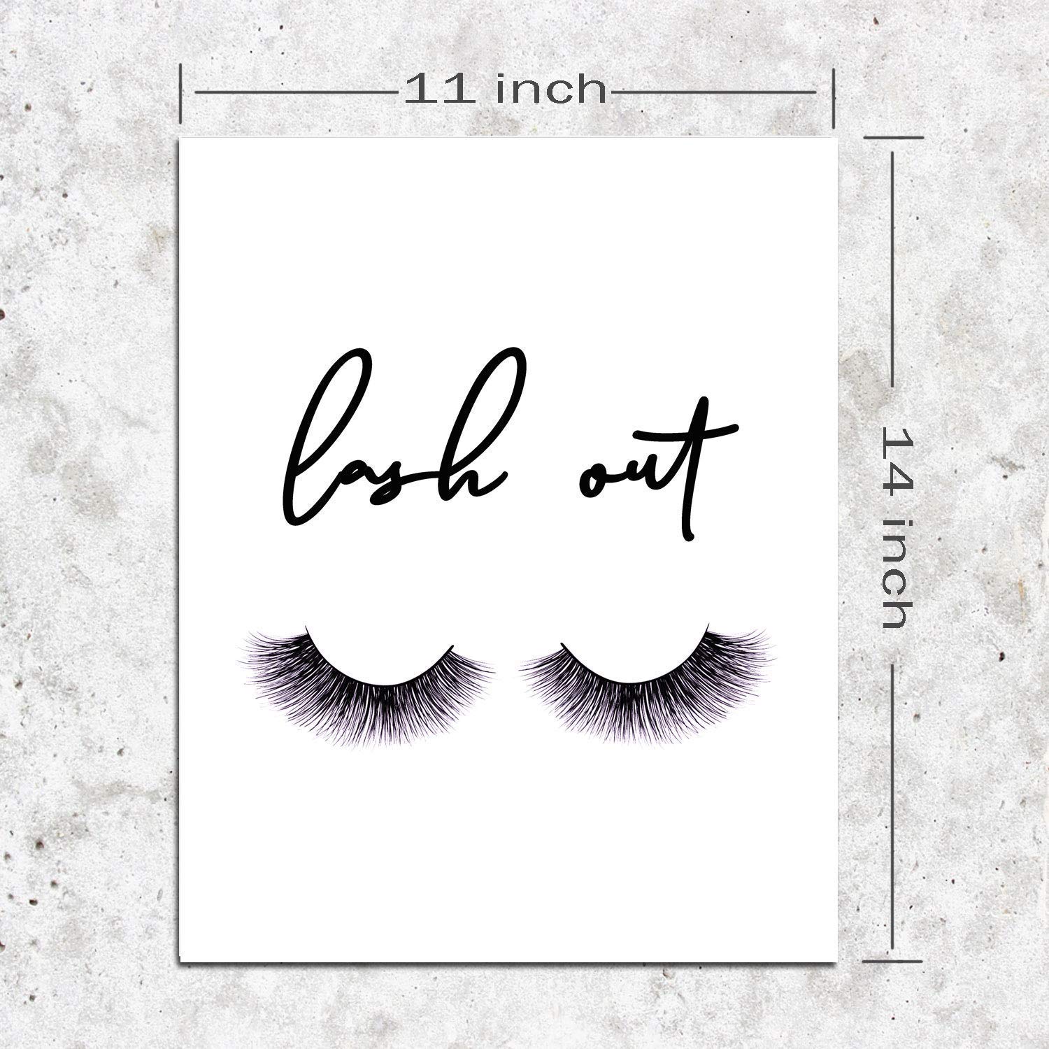 Lash out,Eyelashes Prints Set,Set Of 3,Lashes Print,Lash Decor,Beauty Salon Decor,Lashes Studio,Lash room decor,My life may not be perfect 11X14inch Noframed