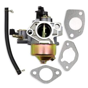 secosautoparts carburetor carb kit w/gaskets compatible with honda gxv340 gxv340a2 gxv340rt2 gxv340ua2 gxv340ut2 lawn mower replace part # 16100-z1f-w02 16100z1fw02