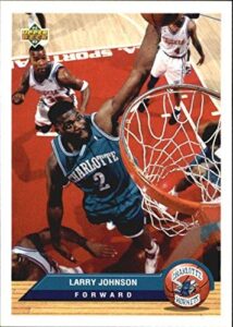 1992-93 upper deck mcdonald's #p4 larry johnson nba basketball trading card