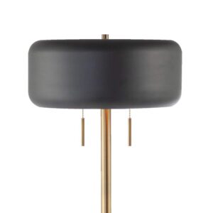 Globe Electric 67346 Novogratz x Globe Floor Lamp, Dark Gray