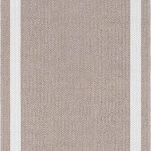 Unique Loom Decatur Collection Area Rug - Border (2' 2" x 3' Rectangle, Taupe/ Ivory)