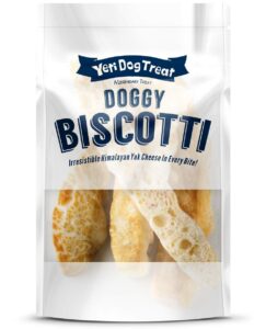 yeti biscotti natural yak cheese dog treats, 4 pieces