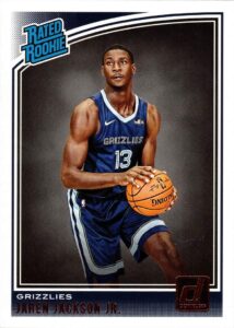 2018-19 panini donruss basketball #188 jaren jackson jr. rookie card