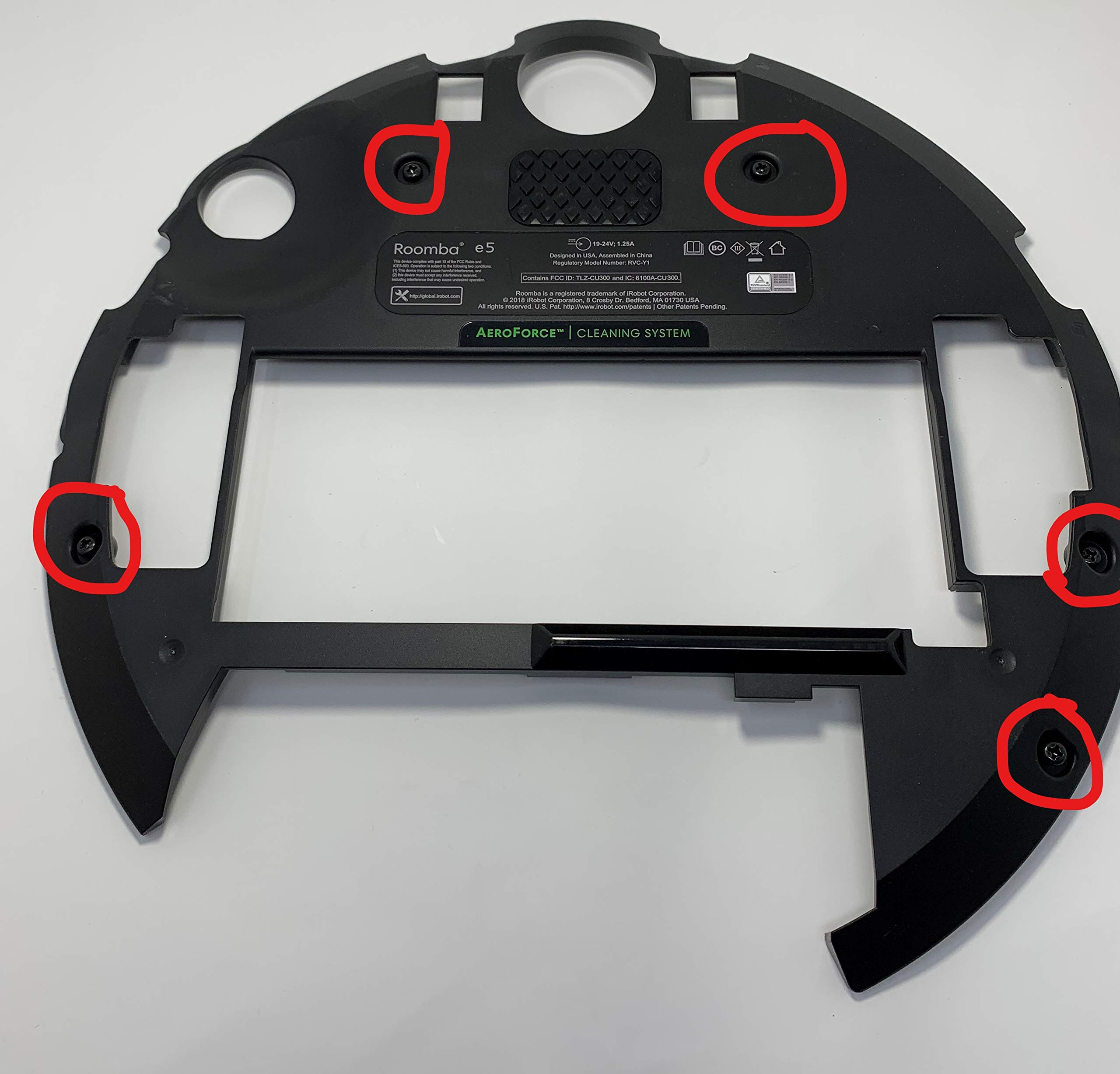 caSino187 5 x Bottom Screws for Roomba e5 e6 i1 i2 i3 i4 i6 i7 i7+ i8 Series Battery Cover e/i Series Rumba