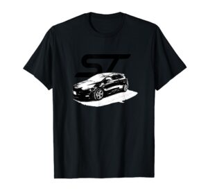 focus st - distressed look black variant t-shirt