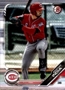 2019 bowman draft baseball #bd-97 jonathan india cincinnati reds official mlb trading card produced by topps