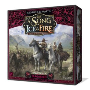 CMON A Song of Ice & Fire Tabletop Miniatures Game Targaryen Starter Set - Command The Fierce House Targaryen! Strategy Game for Adults, Ages 14+, 2+ Players, 45-60 Minute Playtime, Made by CMON