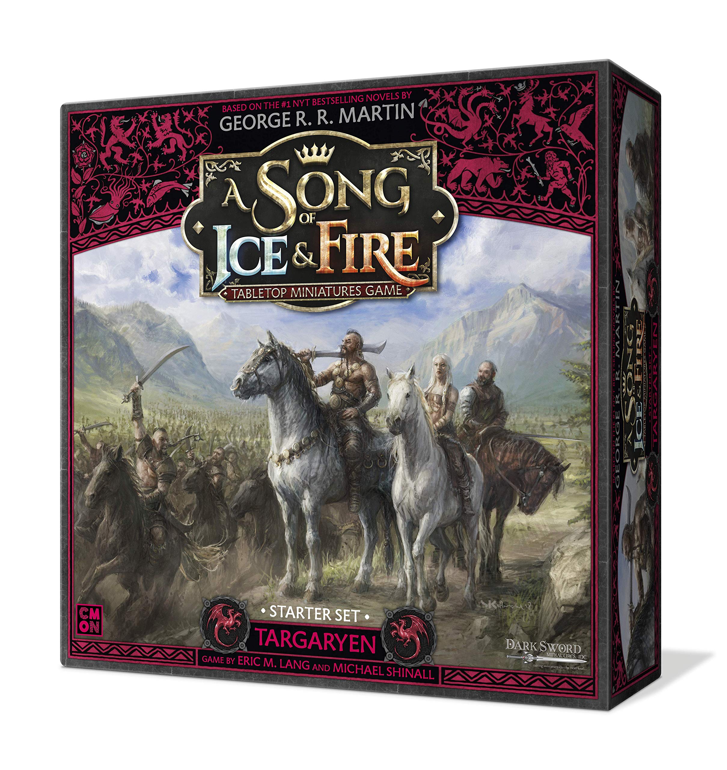 CMON A Song of Ice & Fire Tabletop Miniatures Game Targaryen Starter Set - Command The Fierce House Targaryen! Strategy Game for Adults, Ages 14+, 2+ Players, 45-60 Minute Playtime, Made by CMON