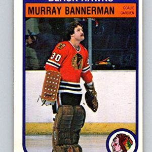 1982-83 O-Pee-Chee Hockey #61 Murray Bannerman Chicago Blackhawks Official NHL OPC Trading Card (stock photo used)