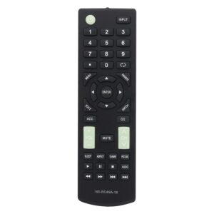 new ns-rc4na-18 replaced remote control for insignia tv ns-55d510na19 ns-55d420na18 ns-55d420mx18 ns-50d510na17 ns-50d510mx17 ns-49d420na18 ns-40d510na19 ns-40d420na18 ns-40d420mx18 ns-39d310na17