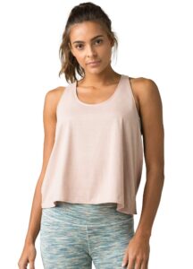 prana women's florette tank, champagne, x-large