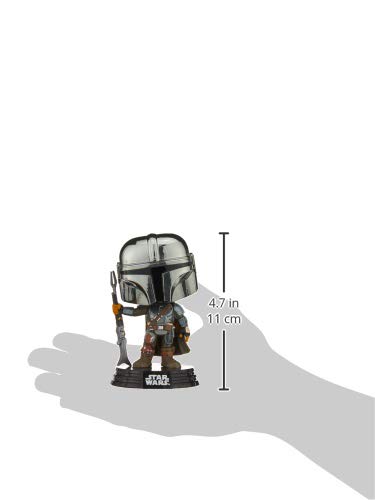 Funko Pop! Star Wars: The Mandalorian - Mandalorian (Chrome), Amazon Exclusive