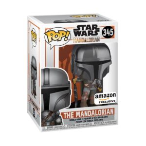 Funko Pop! Star Wars: The Mandalorian - Mandalorian (Chrome), Amazon Exclusive